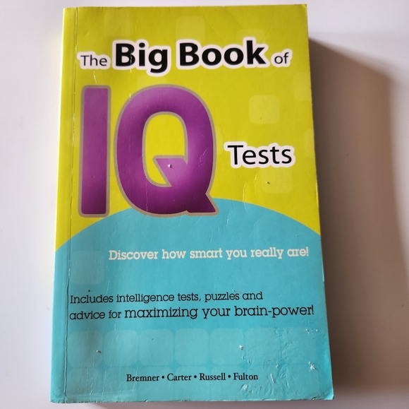Metro Books | Other | The Big Book Of Iq Tests | Poshmark